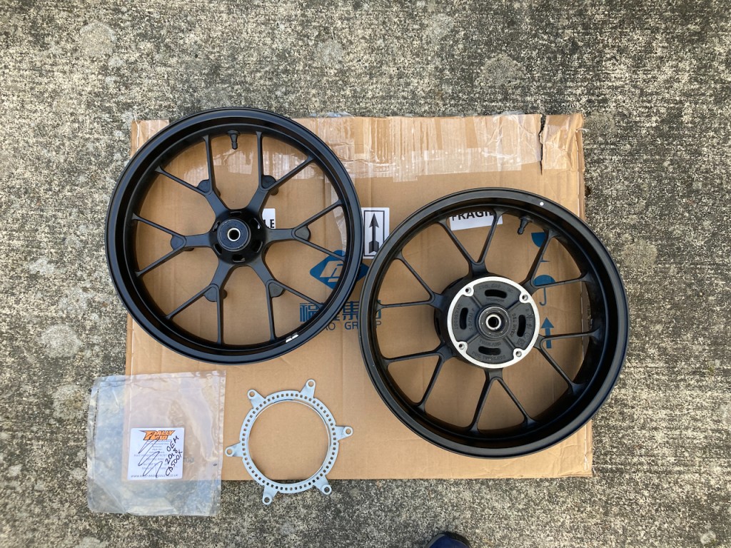 For Sale: CB500X OEM Wheels and front wheel ABS ring - $400 - SEATTLE ...