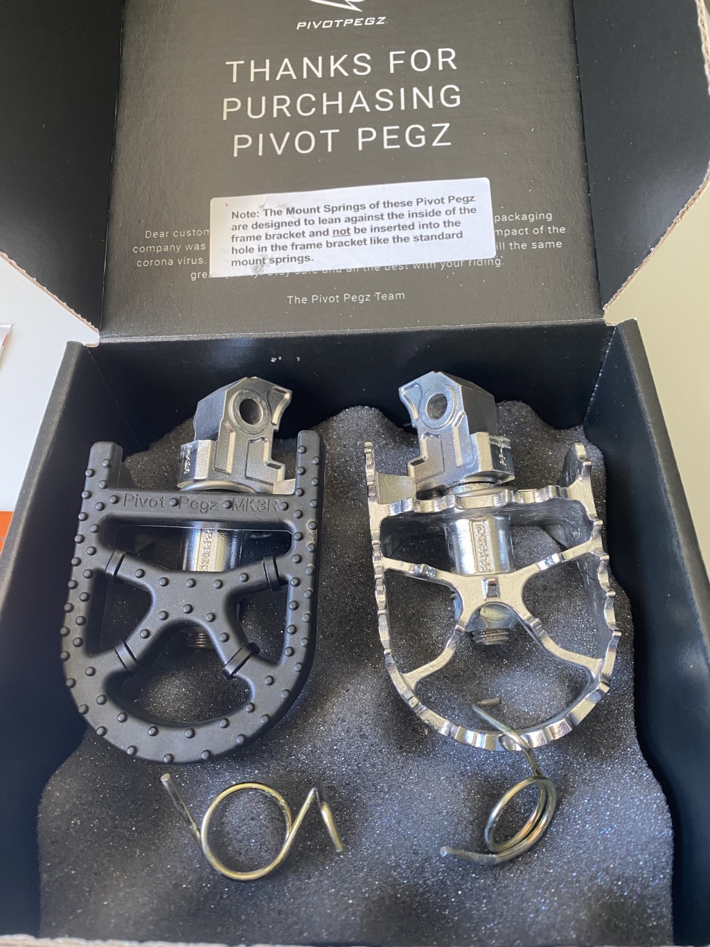 Pivot Pegz, as new, fit all years - Parts, Accessories & Clothing For ...