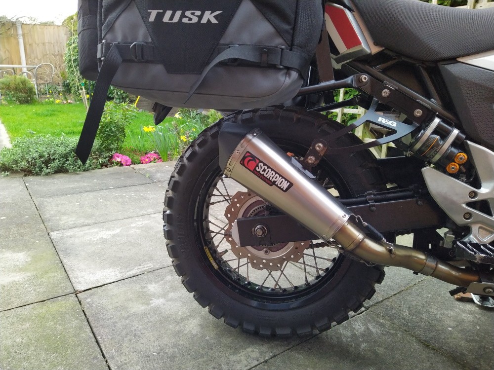 Exhaust Gas Deflector - CB500X and NX500 - General Chat - Honda CB500X