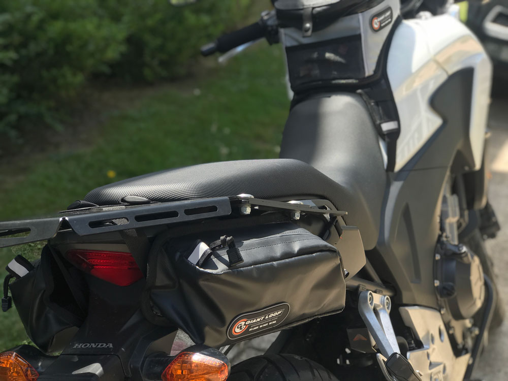 Giant Loop Pannier Pockets perfect underneath Rally Raid rear rack ...