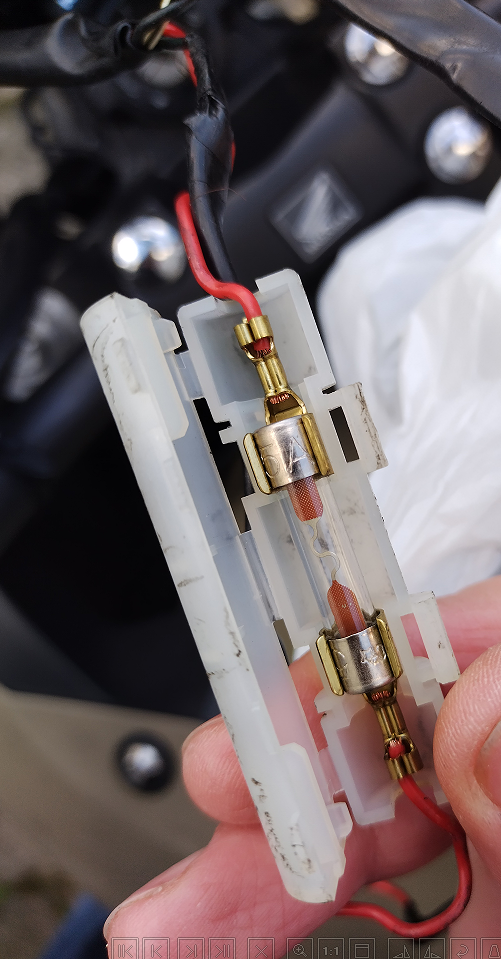 Heated grips connected via ignition switch wire - Lighting, Electrical ...